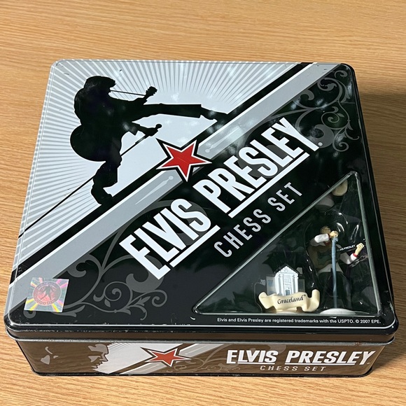 Elvis Presley | Games | Elvis Presley Chess Set Black And White | Poshmark